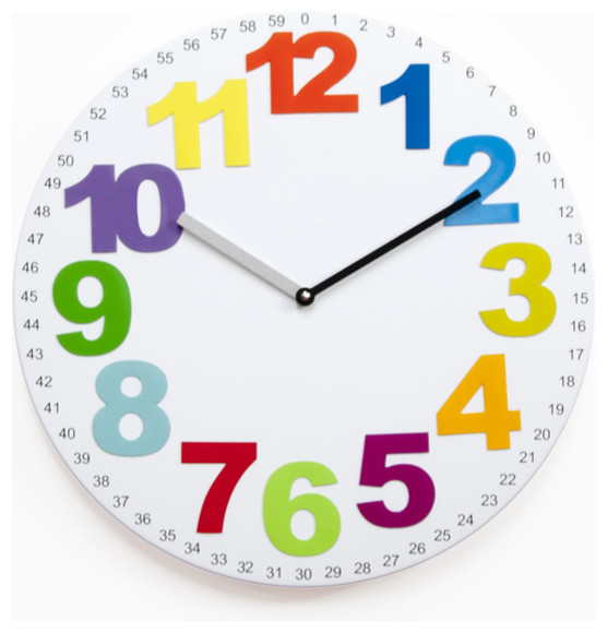 Free school clock clipart