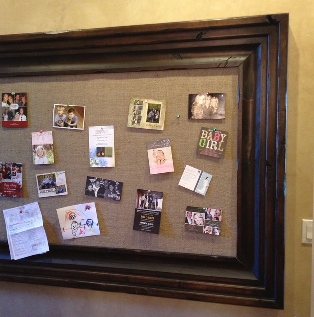 Burlap Bulletin Board Traditional Bulletin Boards And Chalkboards