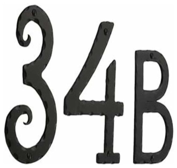 Smedbo Rustic House Numbers And Letters Wrought Iron Contemporary Smedbo Rustic House Numbers And Letters Wrought Iron Contemporary