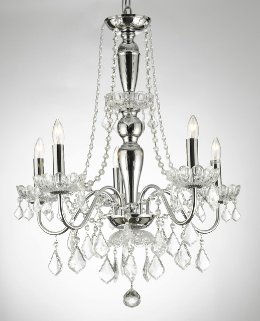 Royal Collection 5 Lights Crystal Chandelier - Traditional ... Royal Collection 5 Lights Crystal Chandelier - Traditional ...