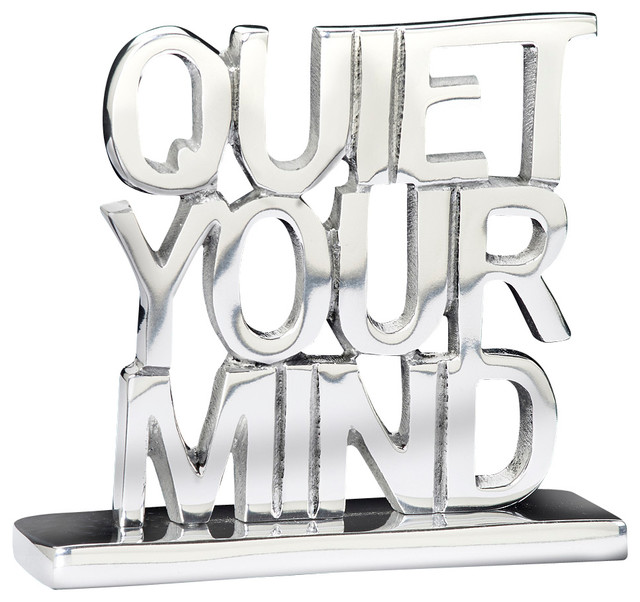 Quiet Your Mind Sign Contemporary Novelty Signs By Inspired Generations