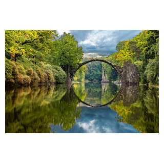 Arch Bridge Wall Mural - Contemporary - Wall Decals - by Brewster Home ...