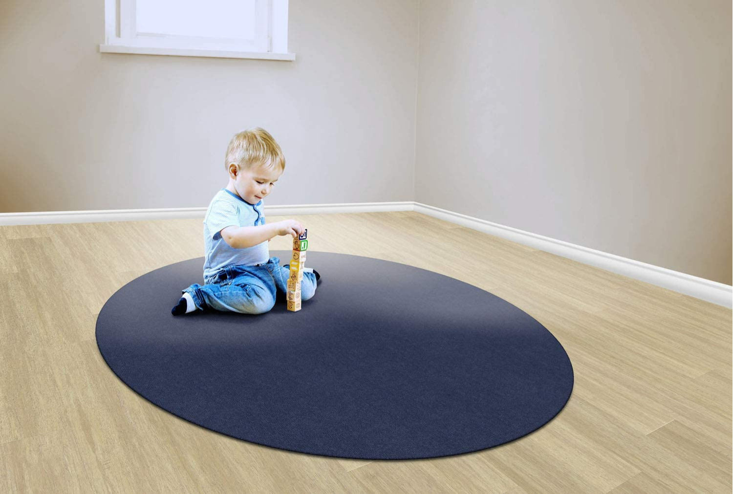Flagship Carpets TS-27NY Amerisoft Navy, 6' - Contemporary - Kids Rugs ...