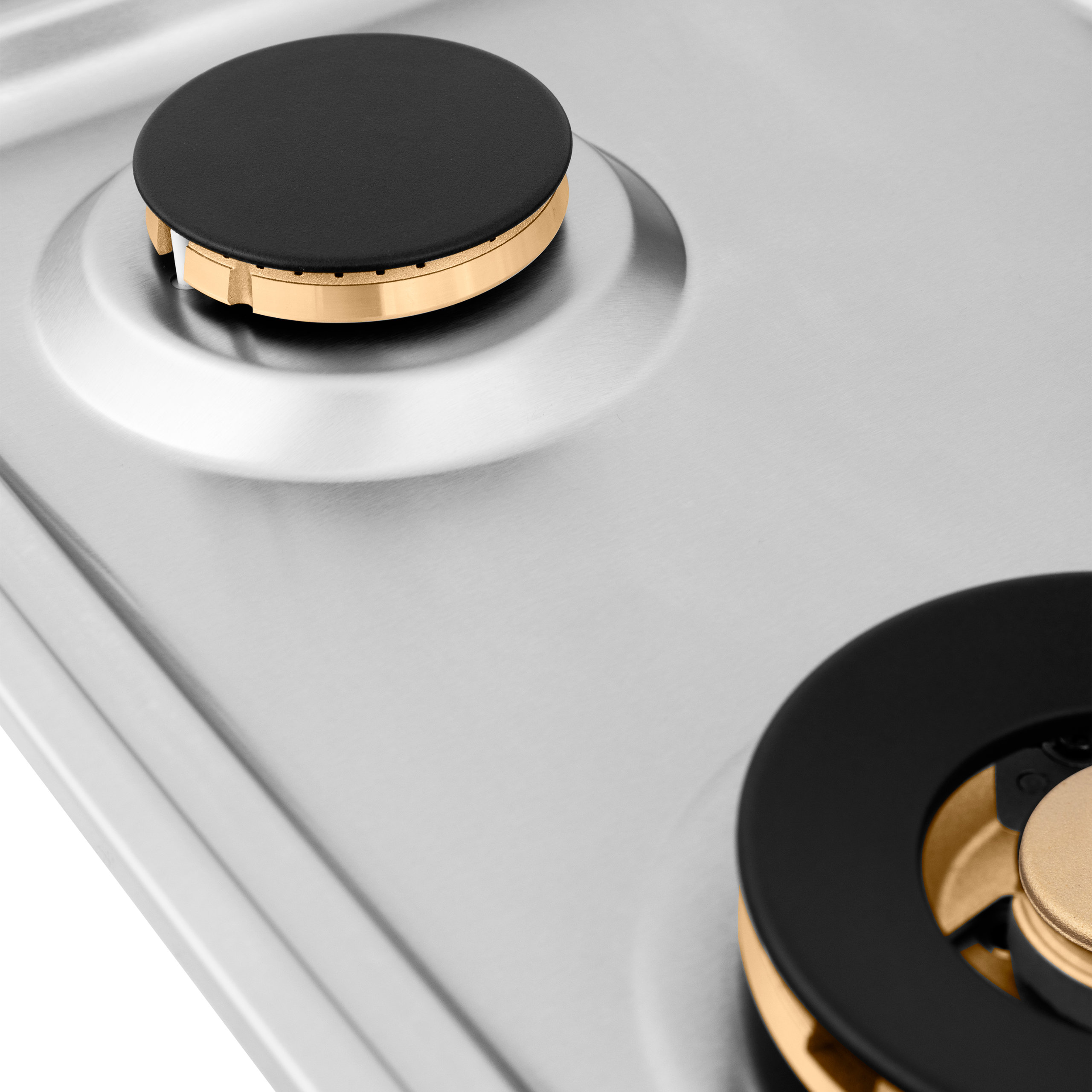 ZLINE 30 In. Dropin Cooktop With 4 Gas Brass Burners, RC-BR-30 - Modern ...