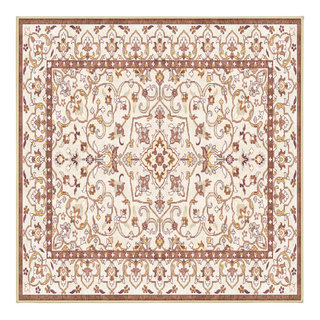 Washable Harlequin Isley Area Rug, Square 8' - Traditional - Area Rugs ...