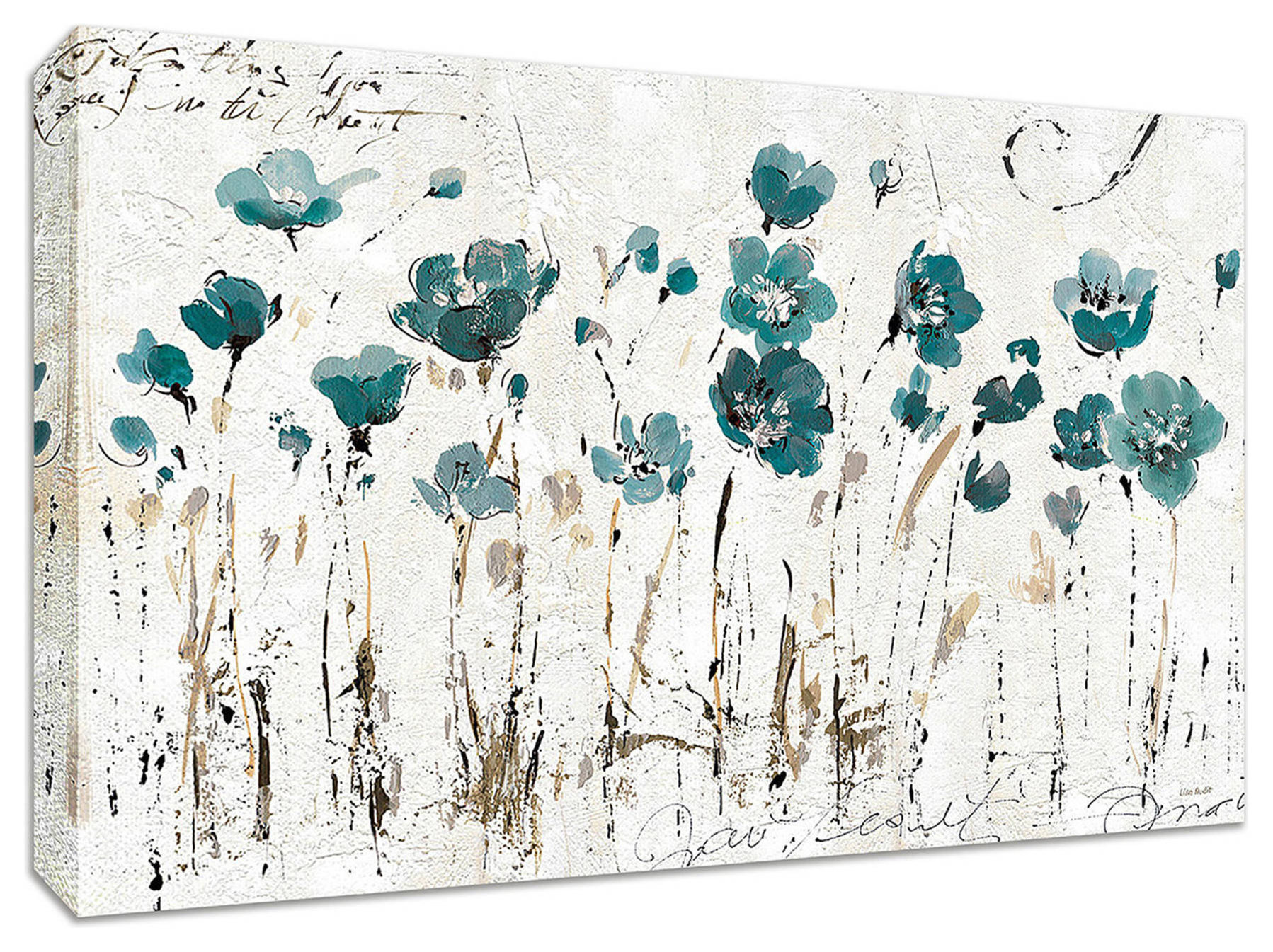 "Abstract Balance Vi Blue" By Lisa Audit, Giclee Print On Canvas, Ready ...