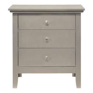 Hammond 3-Drawer Nightstand (26 in. H x 24 in. W x 18 in. D ...