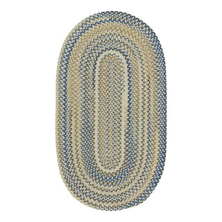 Tooele Braided Oval Rug, 8'x11' - Contemporary - Area Rugs - by Capel ...