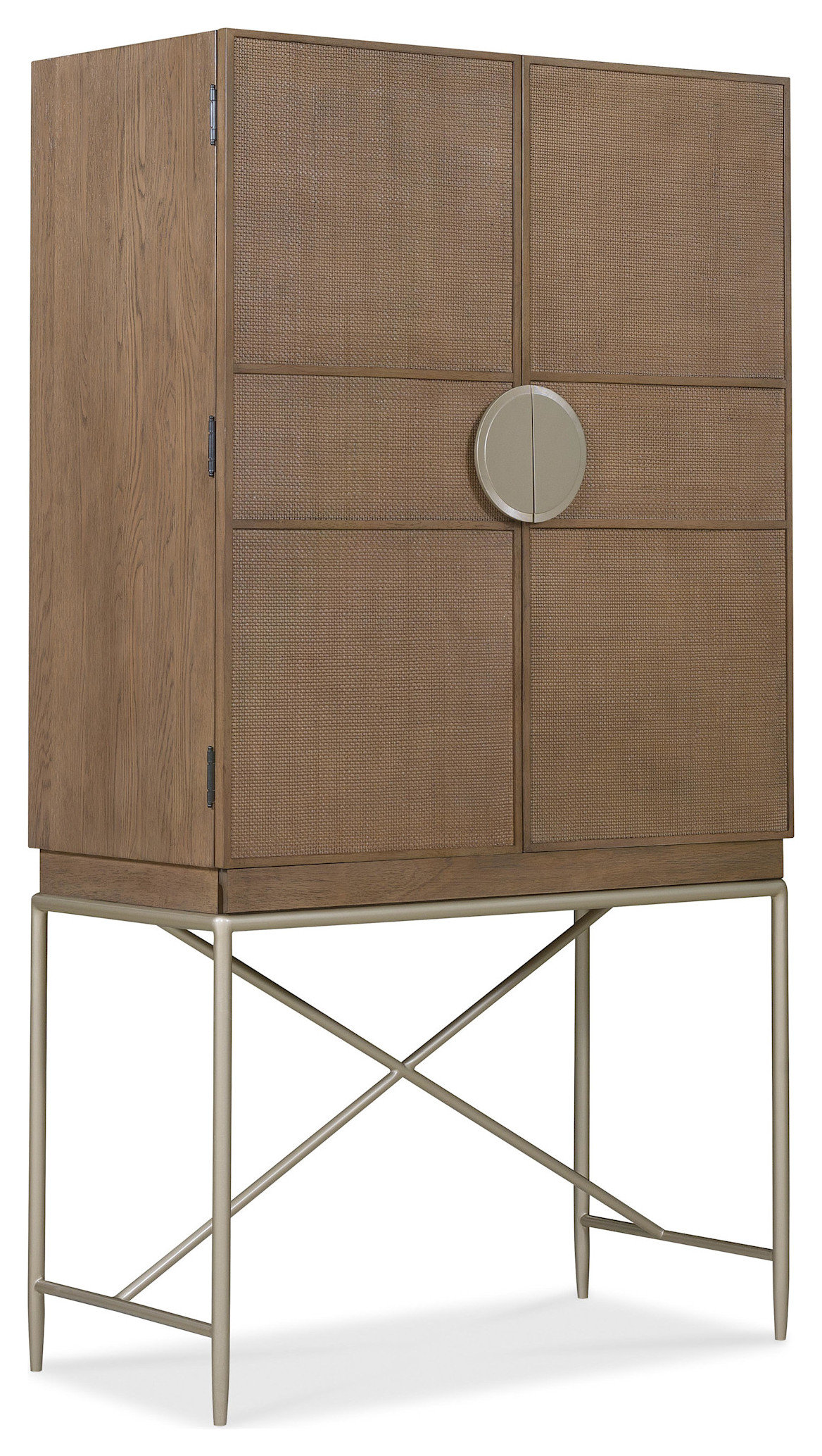 Hooker Furniture 6072-10309 Sonnet 40" Oak and Cane 2 Drawer - Tropical - Storage Cabinets - by ...