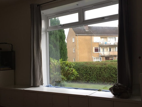 Big window in lounge, onlookers! | Houzz UK