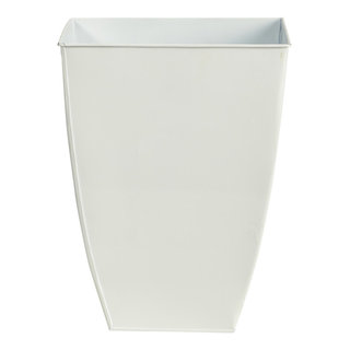 15in. Square Tin Planter - Transitional - Indoor Pots And Planters - by ...