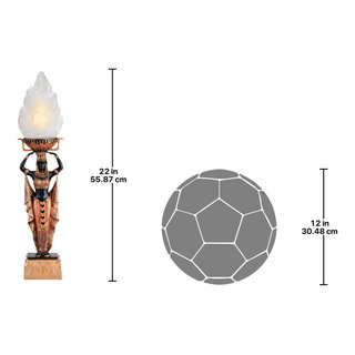 Egyptian Torch Offering Lamps, Set of 2 - Southwestern - Novelty ...