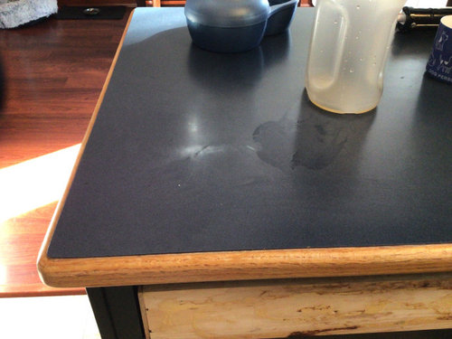 Can I remove laminate sheet from countertop? | Houzz Forum