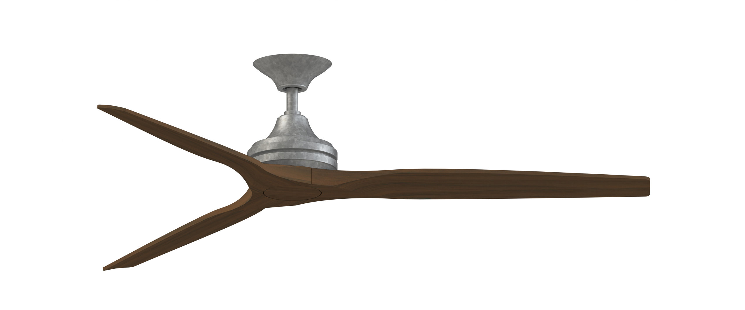 Fanimation Spitfire 64" Fan, Galvanized Motor - Transitional - Ceiling ...