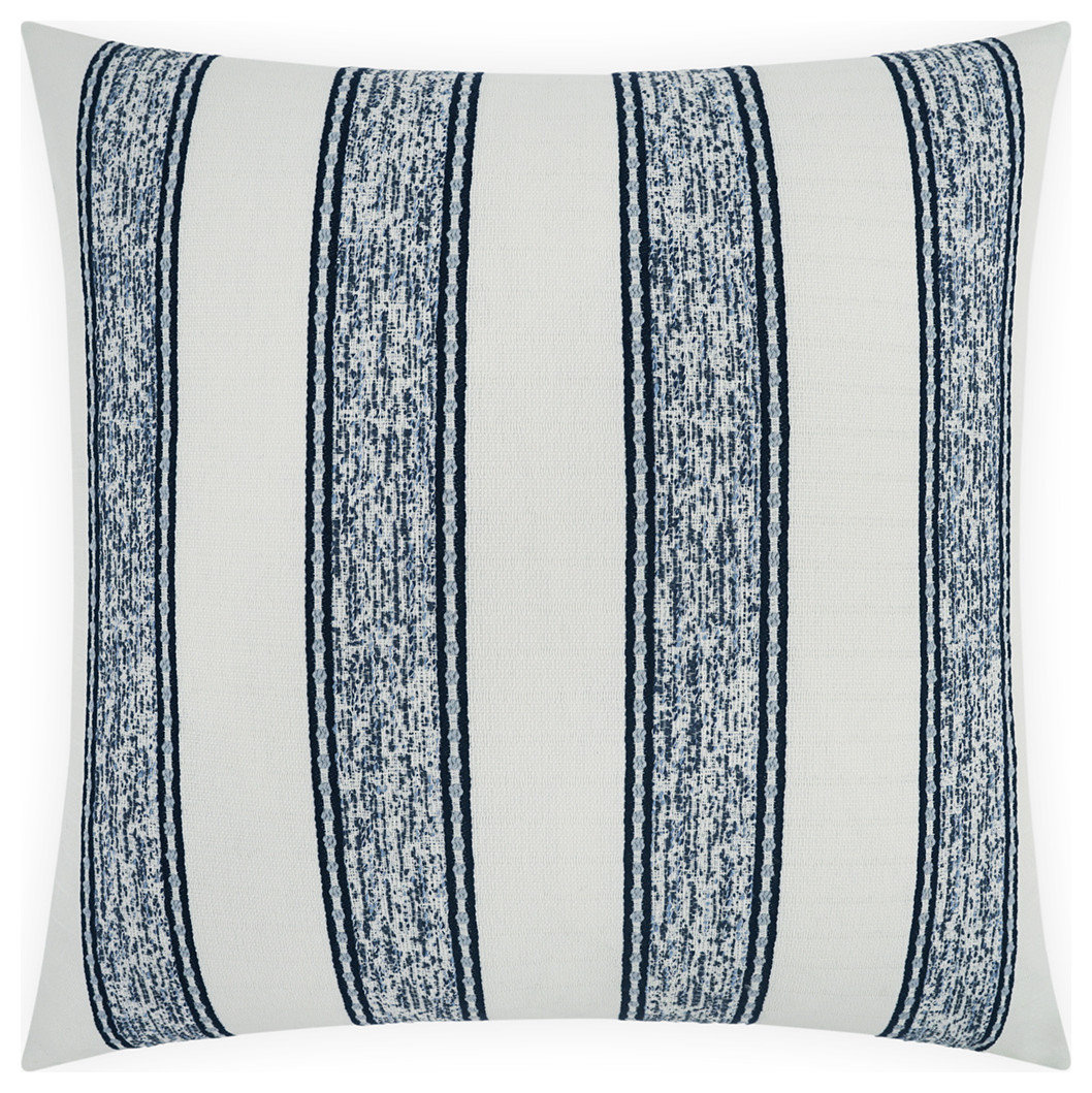 Outdoor Gilner Pillow - Azure, 22" x 22" - Beach Style - Outdoor ...