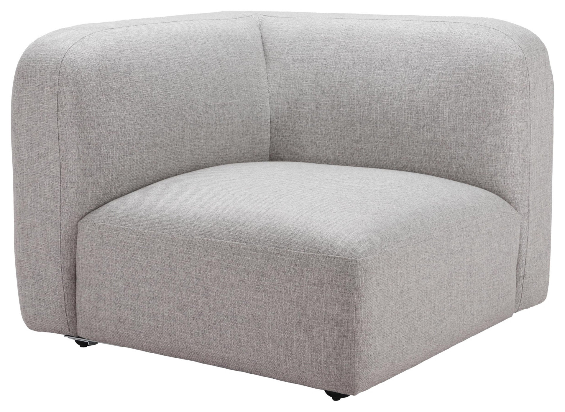 Biak Corner Chair Gray - Transitional - Armchairs And Accent Chairs ...