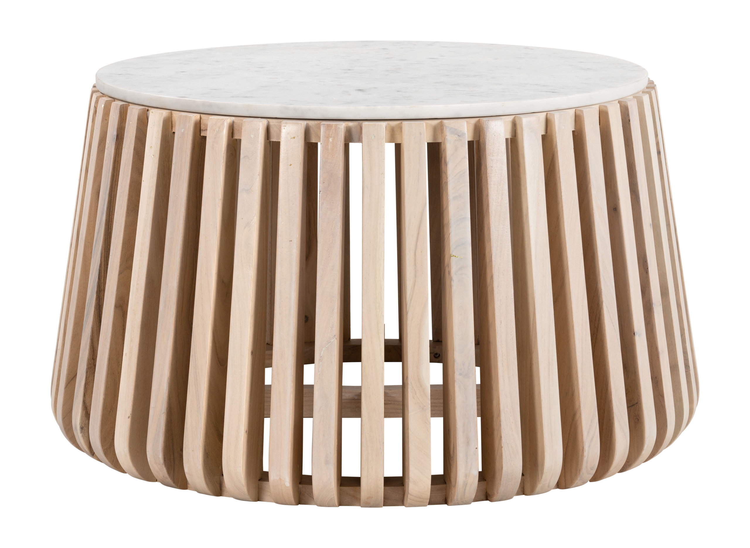 Cyprus Coffee Table White/Natural - Transitional - Coffee Tables - by ...