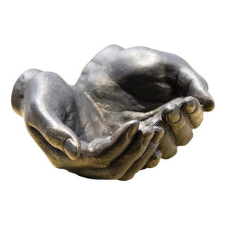 Iron Hand Bowl - Contemporary - Decorative Bowls - by HedgeApple | Houzz