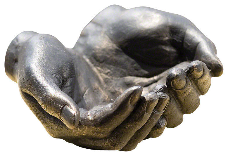 Iron Hand Bowl - Contemporary - Decorative Bowls - by HedgeApple | Houzz