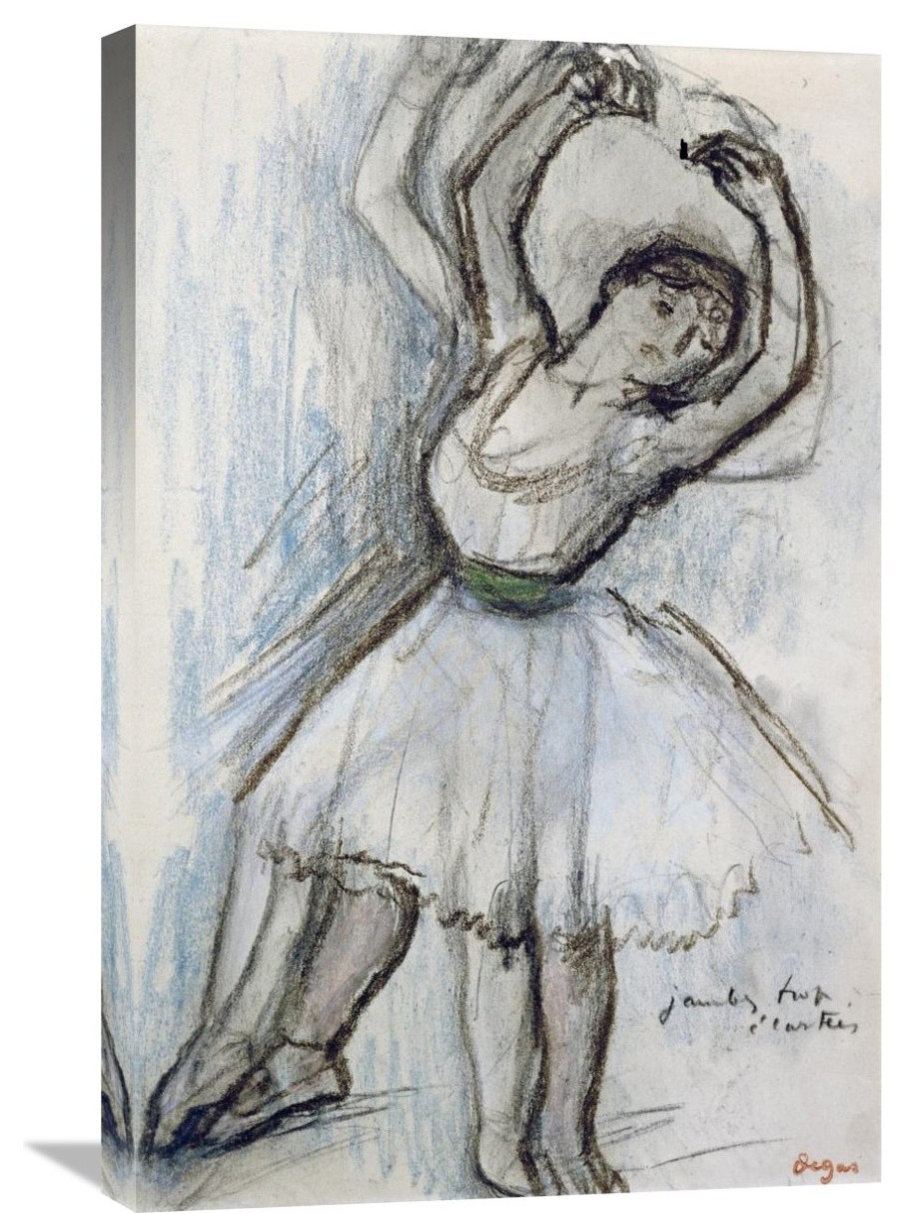 "Study of a Dancer" Artwork, 19.1" x 30" - Contemporary - Prints And ...