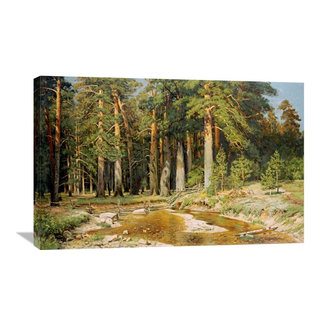 "The Mast-Tree Grove, Study" Canvas Giclee by Ivan Ivanovich Shishkin ...
