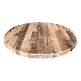 Diameter Rustic, Indoor/Outdoor EnduroTop Table Top, 36" - Contemporary ...