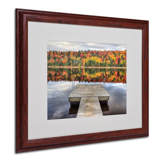 'Autumn' Matted Framed Canvas Art by Pierre Leclerc, 16" x 20 ...