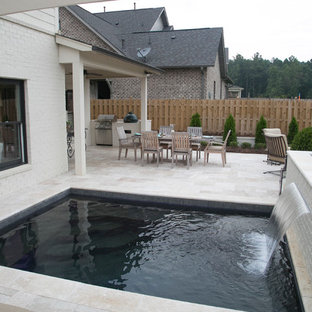 75 Beautiful White Stone Pool Pictures & Ideas | Houzz