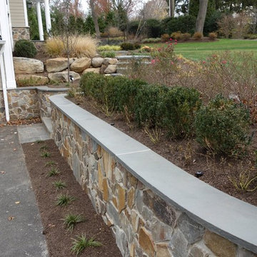 Bluestone Retaining Walls - Photos & Ideas | Houzz