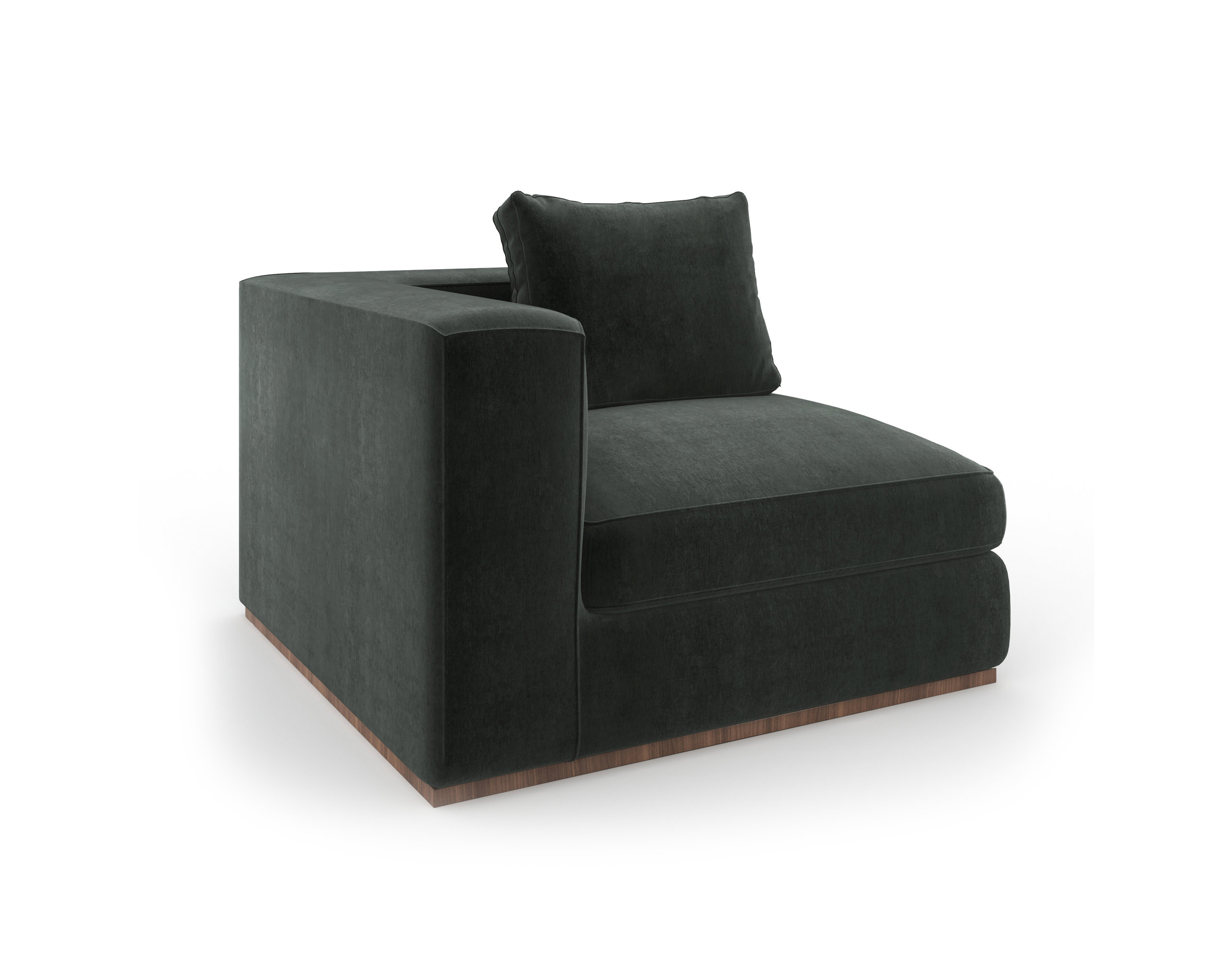 Bello Corner Laf Chair - Transitional - Sectional Sofas - by Caracole ...