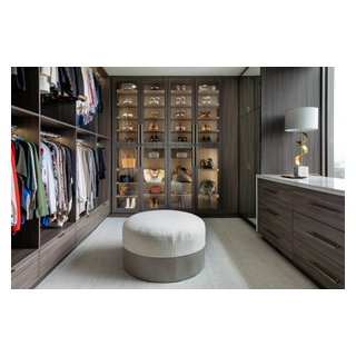Post Oak High Rise - Contemporary - Closet - Houston - by Mann Design ...