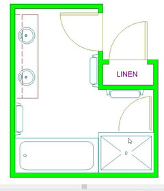 Bathroom floor plan with oversized or mediocre shower? | Houzz AU