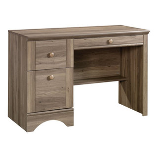 Sauder Harbor View Engineered Wood Computer Desk in Salt Oak ...