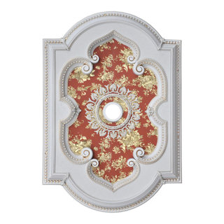 Artistry Lighting, Rectangular White Ceiling Medallion, ARC0913-CF1-094 ...