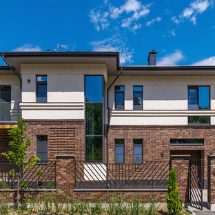 75 Beautiful Split-Level Brick Exterior Home Pictures & Ideas | Houzz