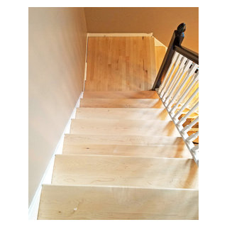 Hard Maple Stair Treads - Traditional - Staircase - Other - by Hardwood ...
