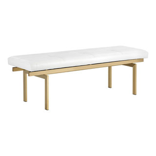 Sunpan Ikon Keith Bench - Contemporary - Upholstered Benches - by ...