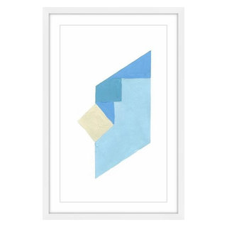 "Parallelogram" Framed Painting Print, 12"x18" - Contemporary - Prints ...