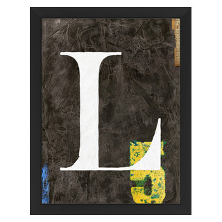 Alphabet "L", Giclee Reproduction Artwork, 13.5x17.5 - Contemporary ...