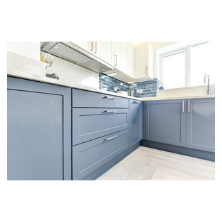 Classic British Shaker Kitchen in Worthing, West Sussex - Contemporary ...