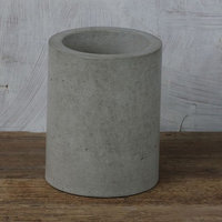 Concrete Waste Basket - Industrial - Wastebaskets - by Rough Fusion | Houzz