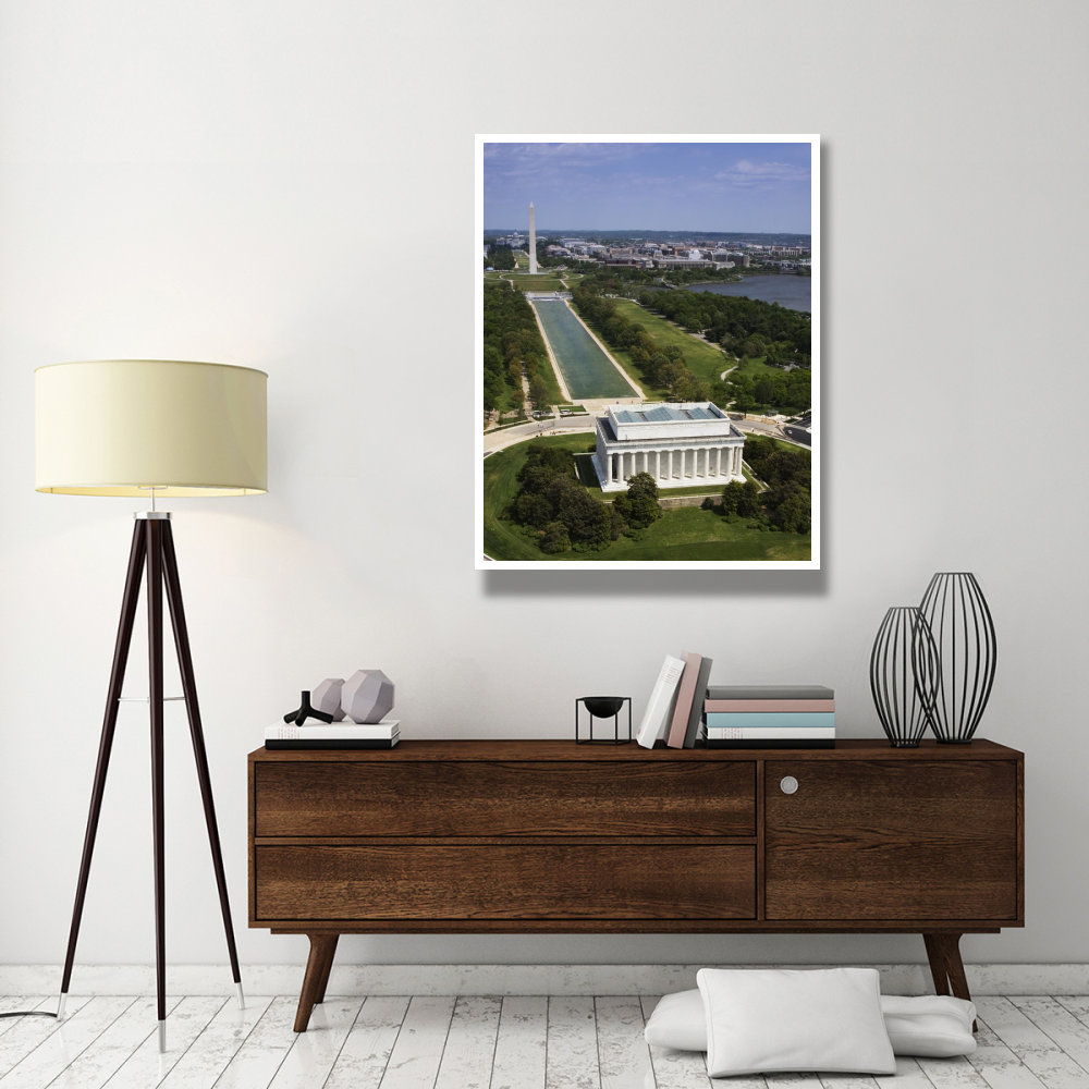 "National Mall, Lincoln Memorial, Washington Monument" Paper Art, 14 ...