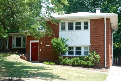 how to improve upon brick mid-century split level?
