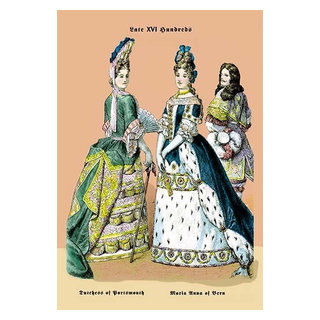 Dutchess of Portsmouth and Maria Ann of Bern, 20" x 30" - Traditional ...