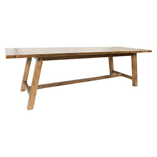 Telluride Trestle Expandable Counter Table - Rustic - Dining Tables ...