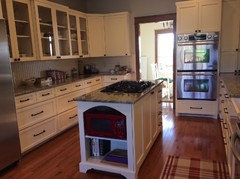 Baseboard Around Kitchen Island OK?