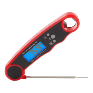 Instant Read Food Thermometer Water-Resistant Digital With Magnetic ...