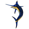 Marlin Ceramic Swimming Pool Mosaic, 60" x 45" - Beach Style - Accent ...