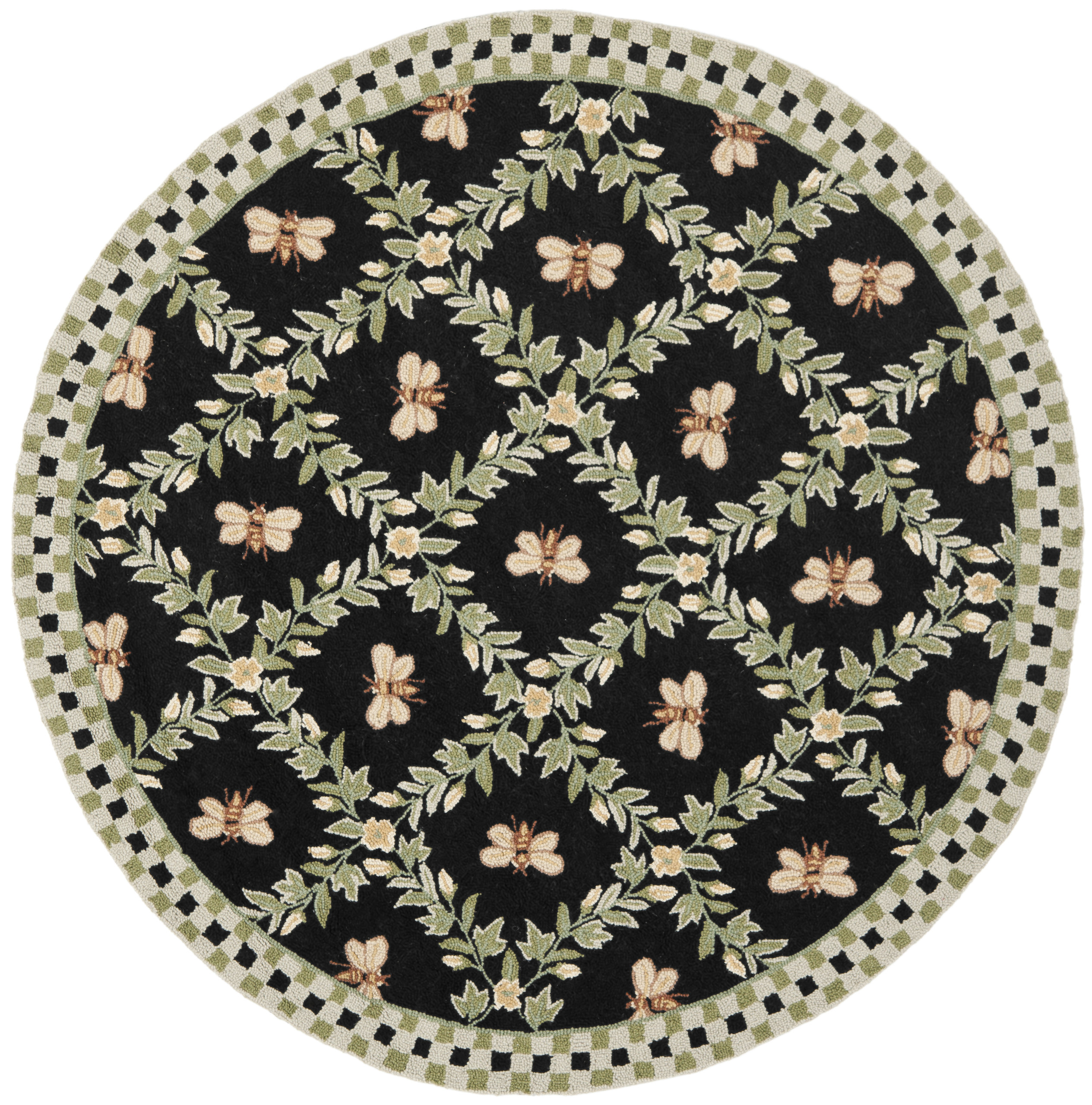 Safavieh Chelsea Collection HK55 Rug, 5'6" Round - Farmhouse - Area ...
