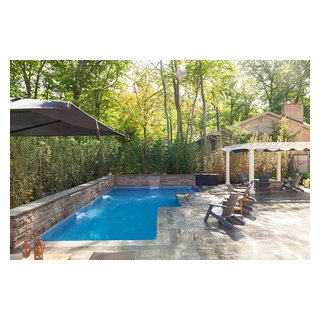 Custom Modified Rectangular Pool - Modern - Toronto - by Pioneer Family ...